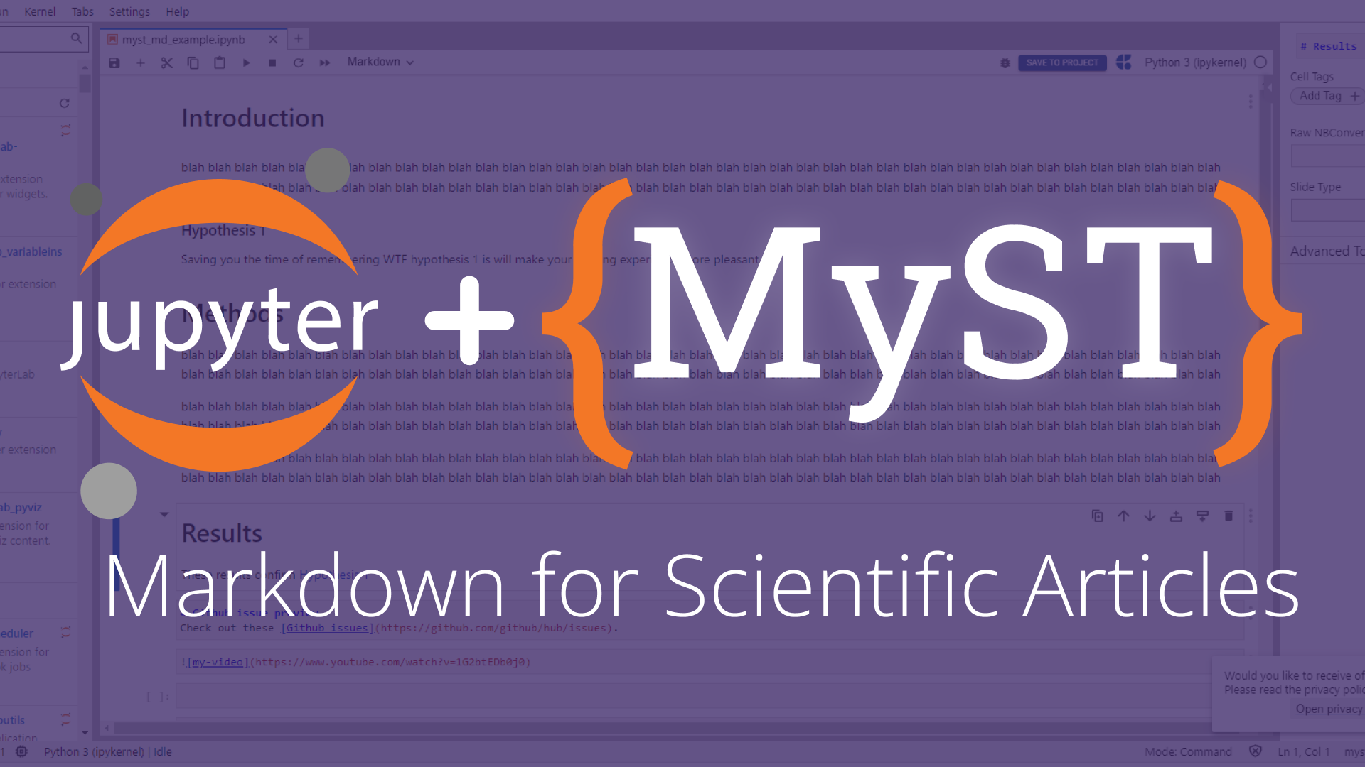 MyST Markdown (@myst_tools@fosstodon.org) - Fosstodon