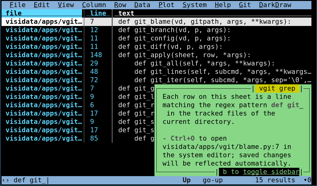VisiData (@visidata@fosstodon.org) - Fosstodon