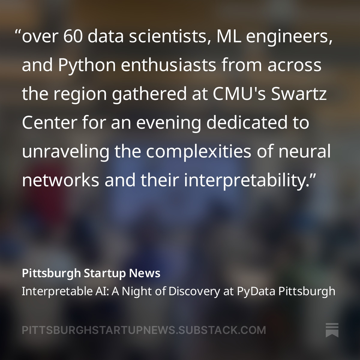 PyData Pittsburgh (@PyDataPGH@fosstodon.org) - Fosstodon