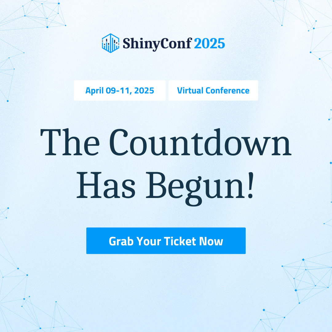 ShinyConf (@ShinyConf@fosstodon.org) - Fosstodon